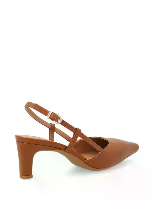 FRAU Leather Slingbacks - Brown