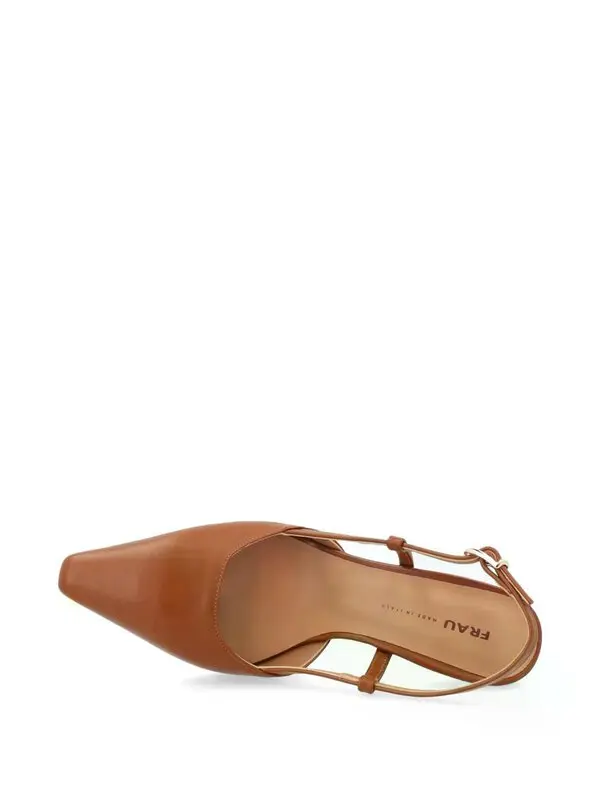 FRAU Leather Slingbacks - Brown