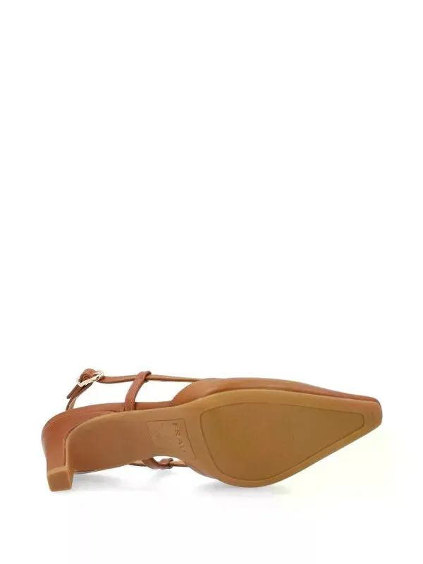 FRAU Leather Slingbacks - Brown