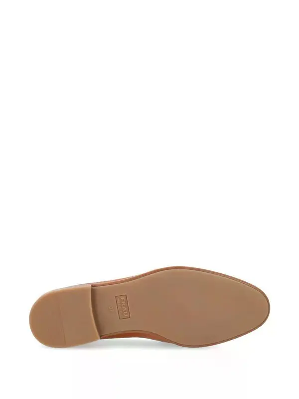 FRAU Buckle-strap Leather Loafers - Neutrals