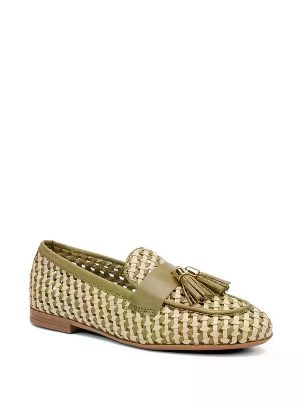 FRAU Loafers With Tassel Detail - Green
