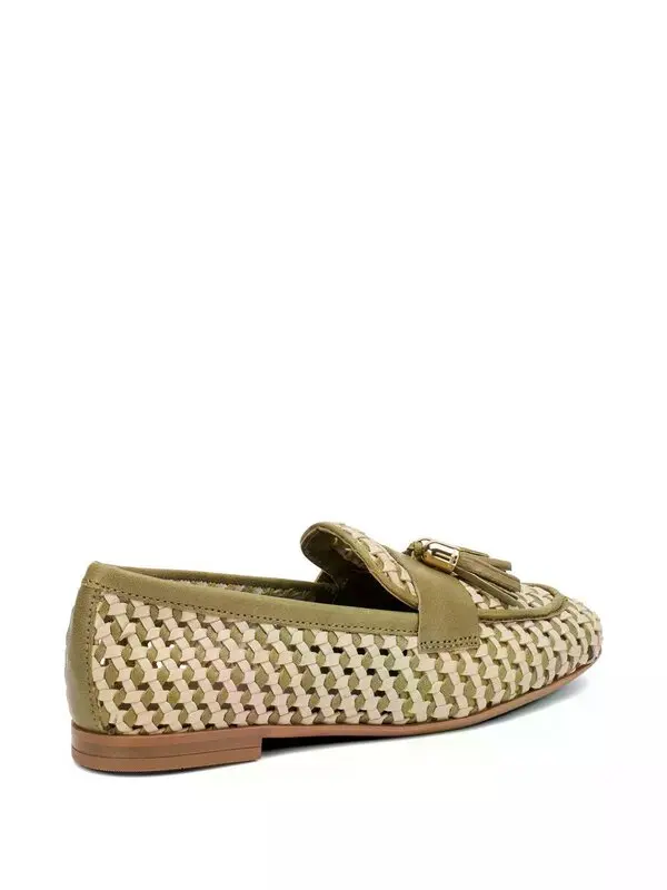 FRAU Loafers With Tassel Detail - Green