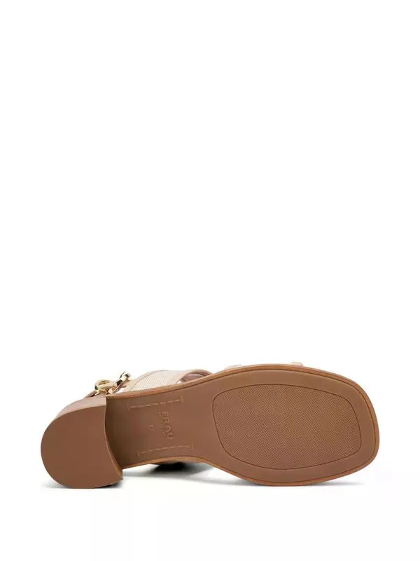 FRAU Block-heel Sandals - Neutrals