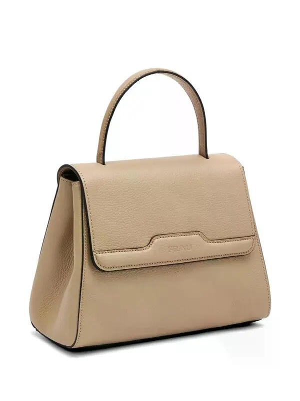 FRAU Debossed-logo Tote Bag - Neutrals