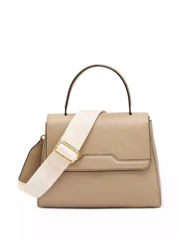FRAU Debossed-logo Tote Bag - Neutrals