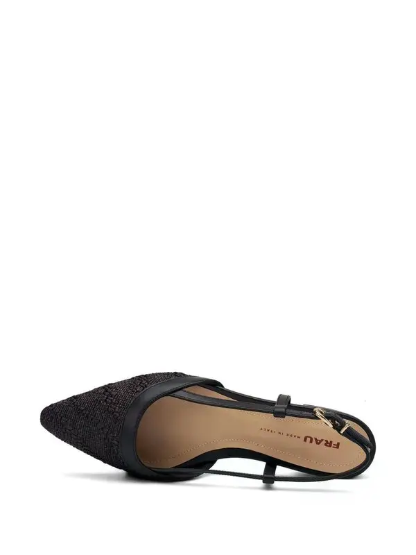 FRAU Herringbone Slingback Pumps