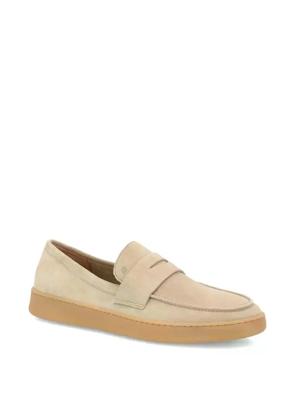 FRAU Saddle Detail Loafers - Neutrals