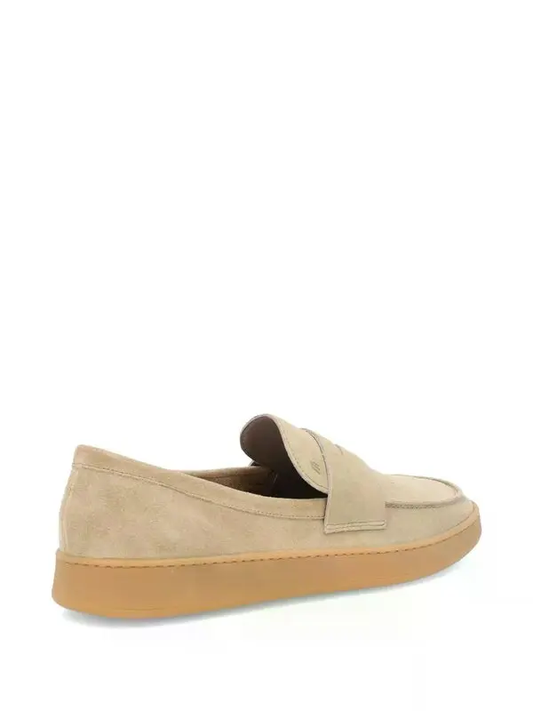 FRAU Saddle Detail Loafers - Neutrals