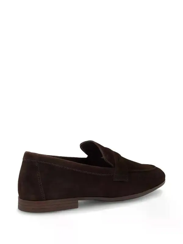 FRAU Deconstructed Suede Loafers - Brown