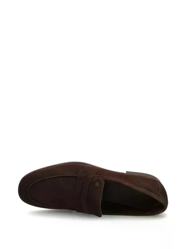 FRAU Deconstructed Suede Loafers - Brown