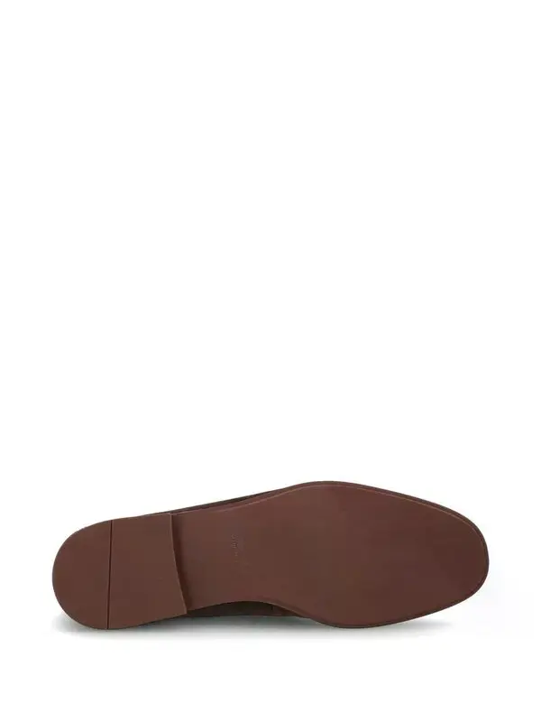 FRAU Deconstructed Suede Loafers - Brown