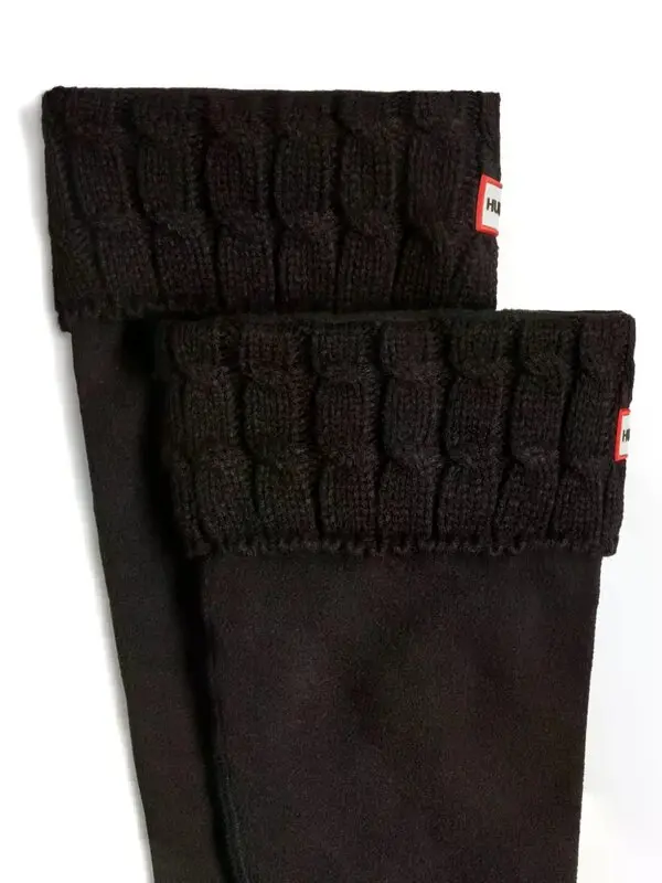 Hunter Cable-knit Cuff Socks