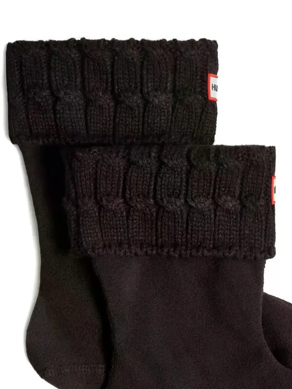 Hunter Cable-knit Cuff Socks