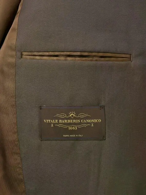 FRANZESE COLLECTION Patch-pocket Single-breasted Suit - Brown