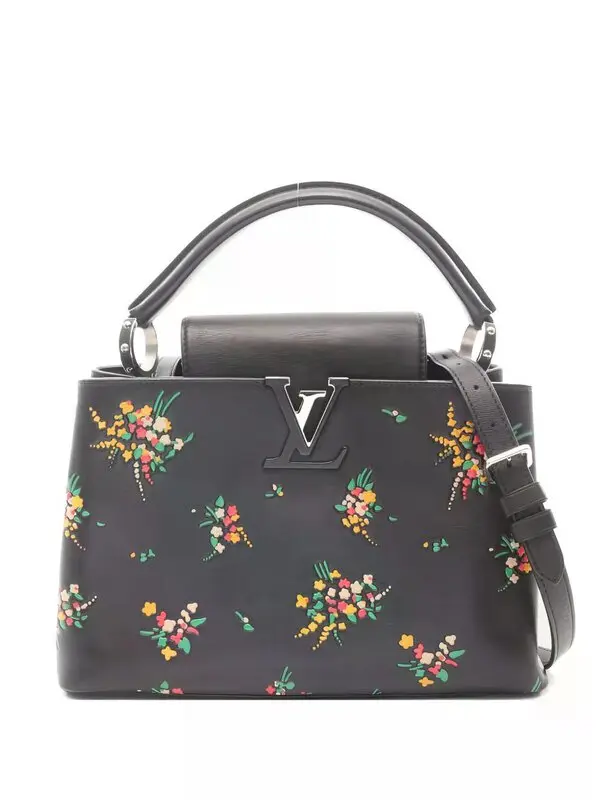 LOUIS VUITTON 2016 Capucines Pm Blossom Handbag