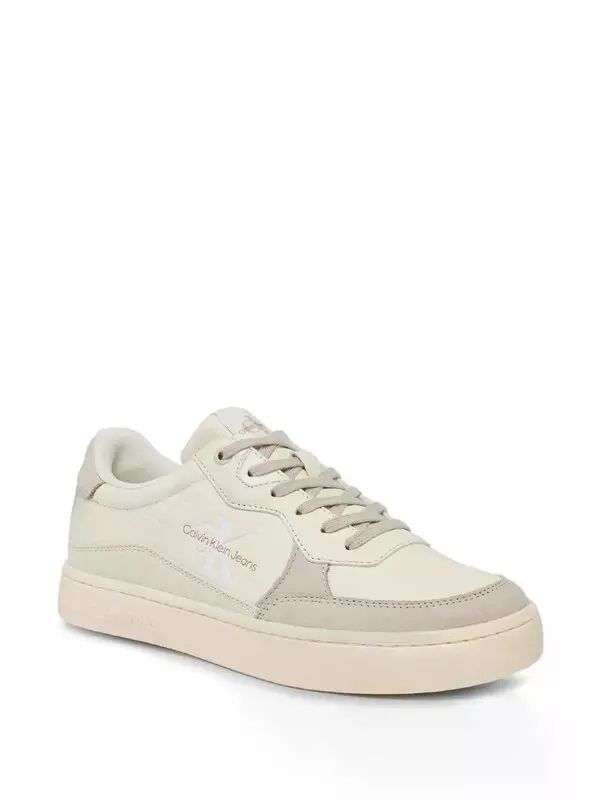 Calvin Klein Panelled Logo-print Lace-up Sneakers