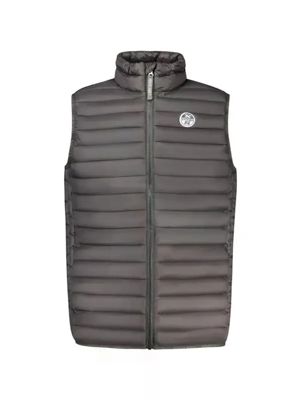 NORTH SAILS Quilted-finish Logo-patch Gilet - Grey