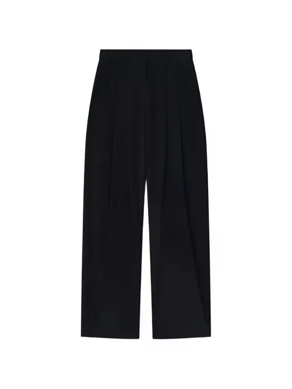 Nanushka Seka Tapered-leg Silk Trousers