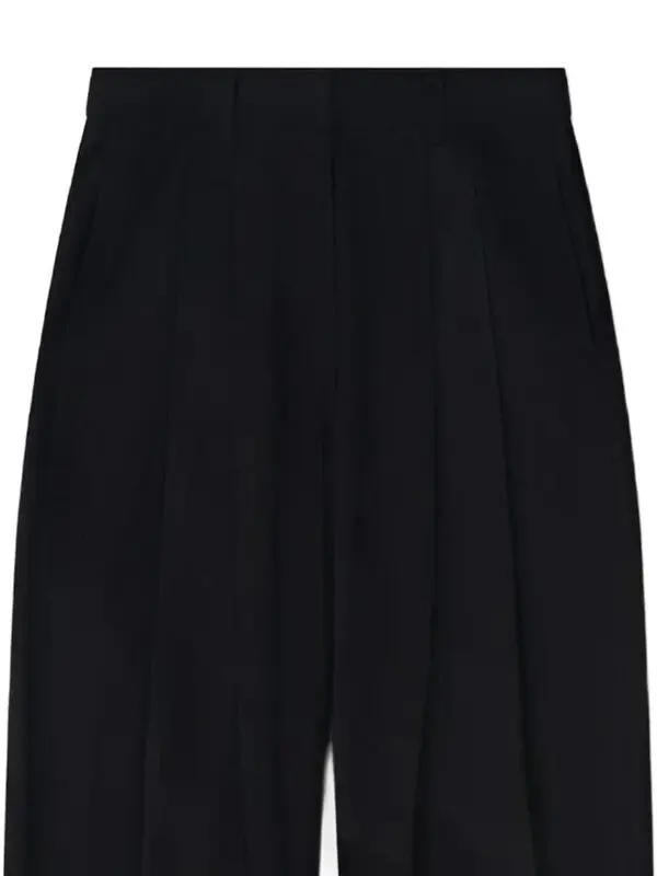 Nanushka Seka Tapered-leg Silk Trousers