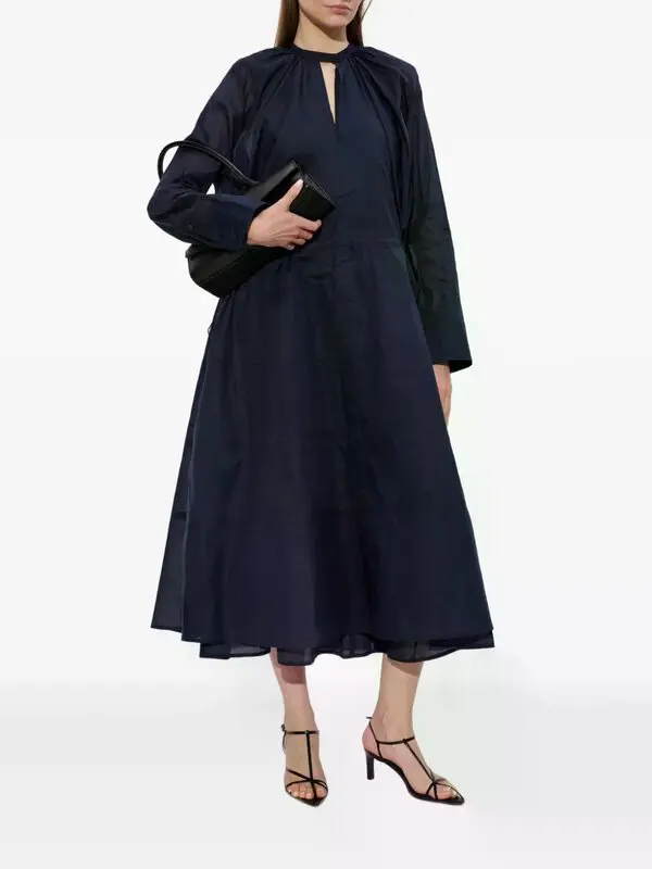 JIL SANDER Crew-neck Midi Dress
