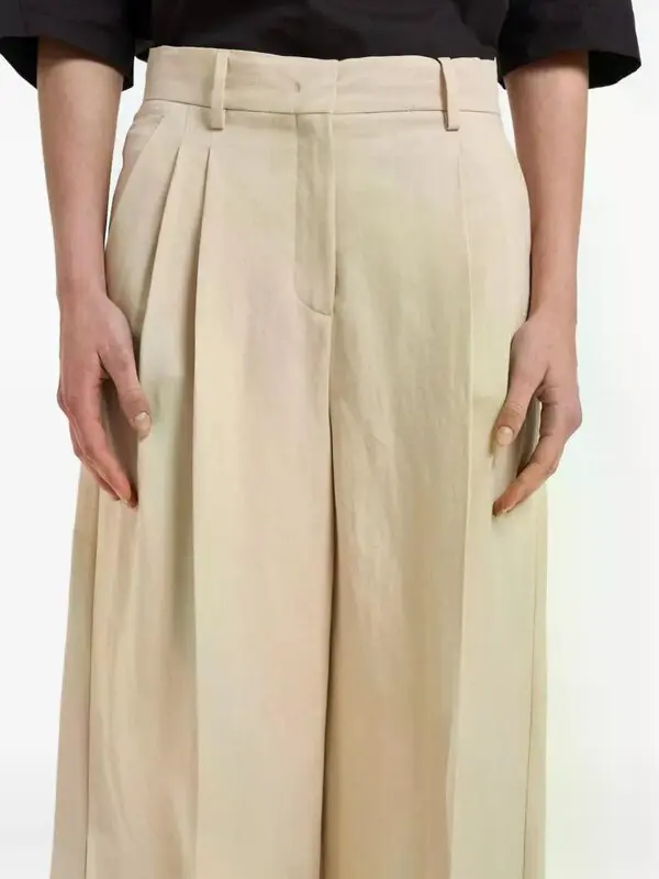 Max Mara Pleated Wide-leg Trousers