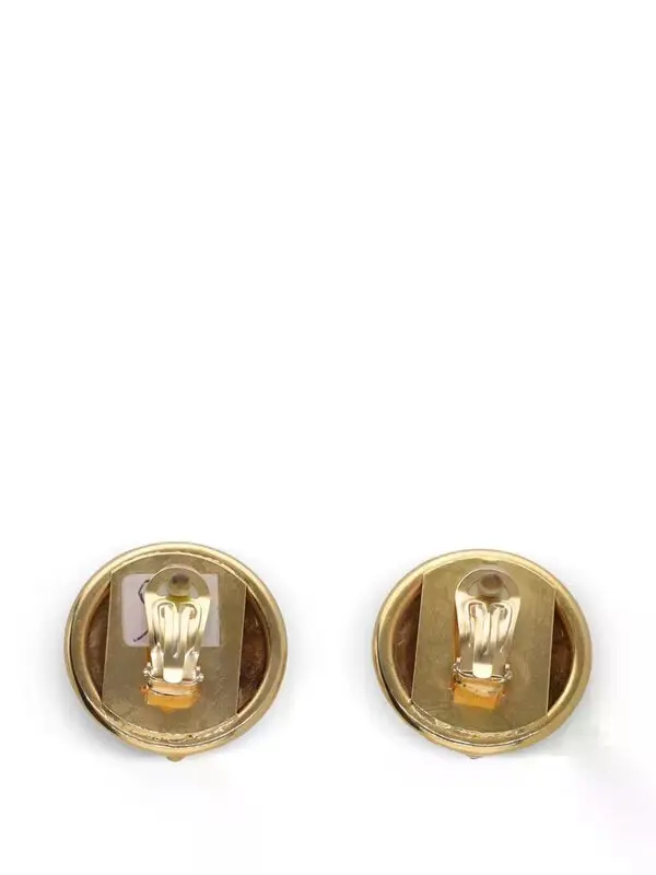 Vintage Embossed Clip-on Earrings