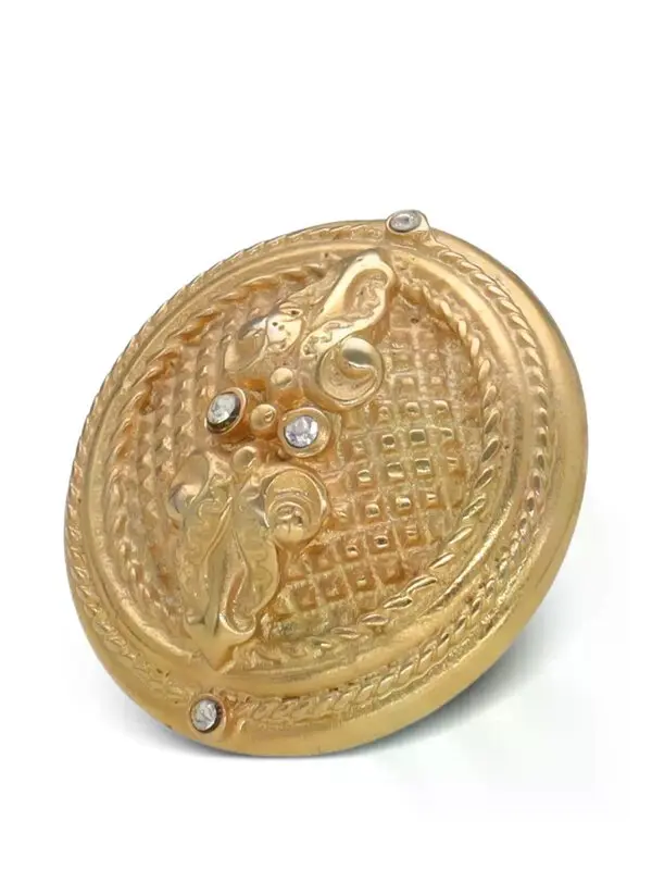 Vintage Embossed Clip-on Earrings