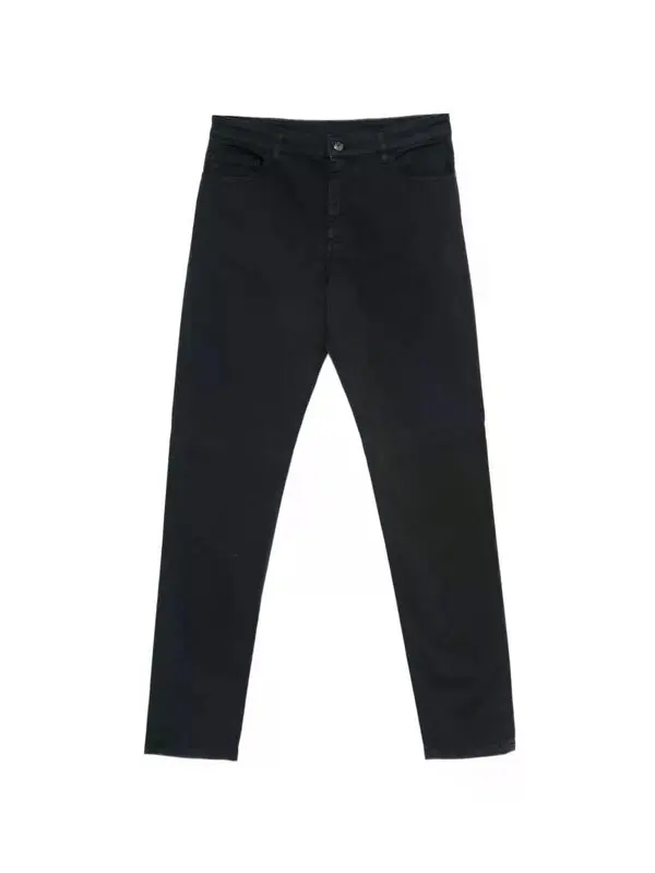 Canali Logo-patch Jeans - Blue