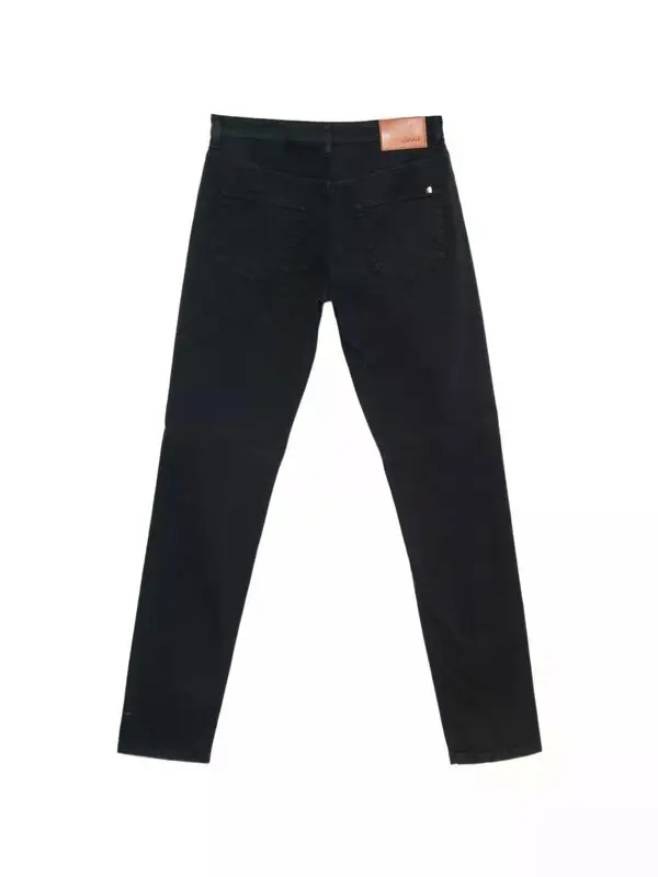 Canali Logo-patch Jeans - Blue