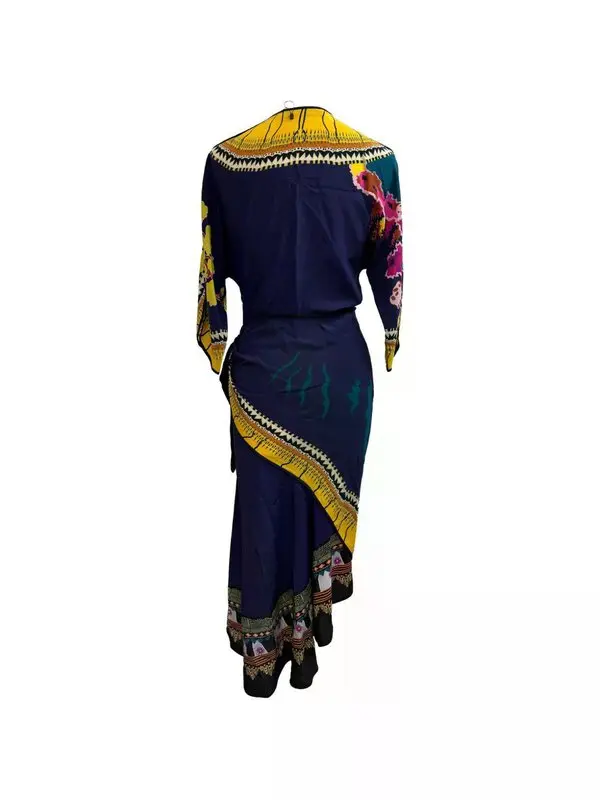 Etro Wrap-detail Printed Dress