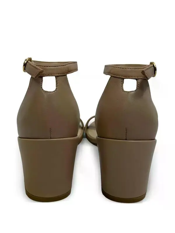 STUART WEITZMAN Nudist Block Sandals - Neutrals