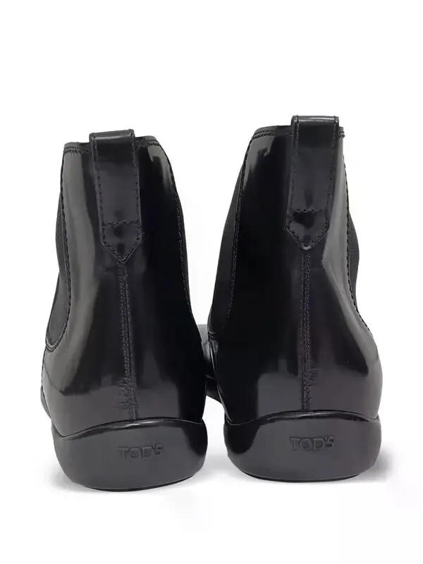 TOD'S Vintage Patent Leather Ankle Boots