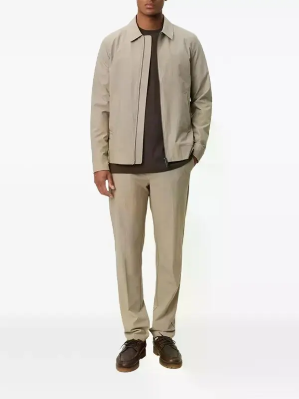 LES DEUX Como Zip-up Bomber Jacket - Neutrals
