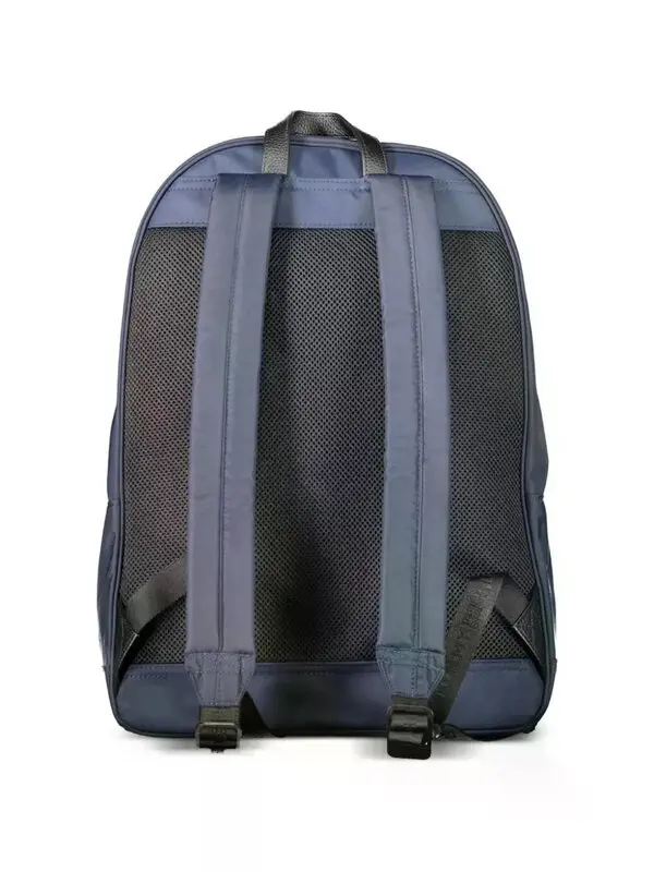 Tommy Hilfiger Logo-lettering Front-pocket Backpack - Blue