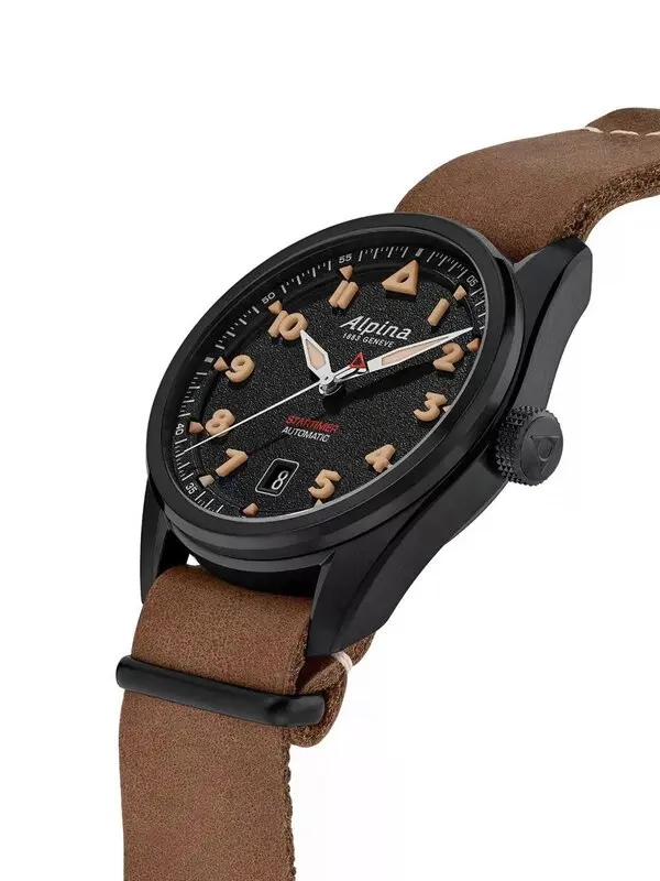 ALPINA Startimer Pilot 40mm Watch - Black