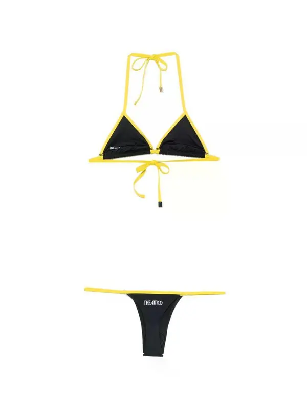 Attico Logo-print Triangle Bikini