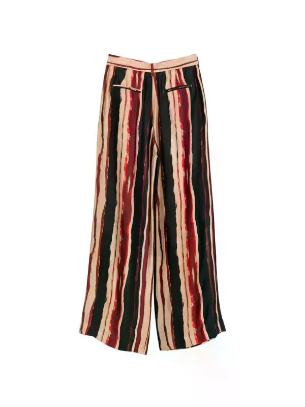 PT TORINO Stripe-print Palazzo Pants