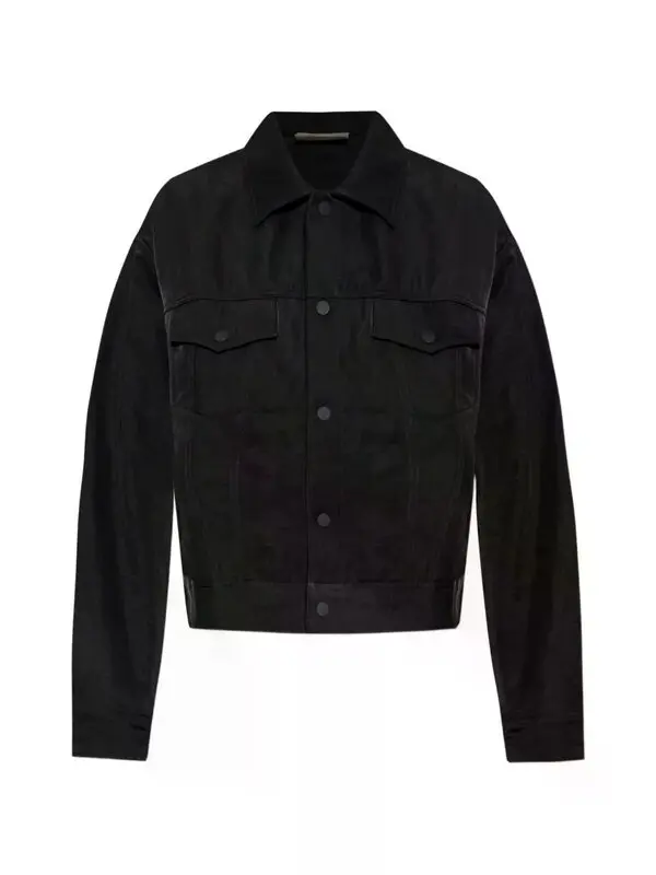 Fear Of God Spread Collar Logo-patch Shirt Jacket