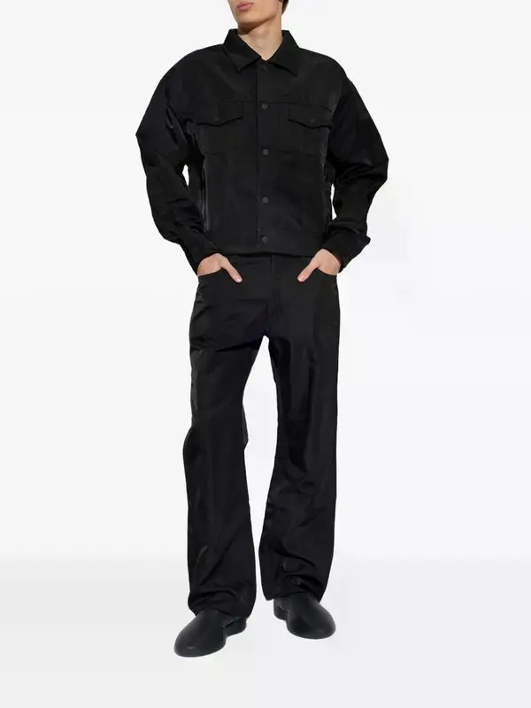 Fear Of God Spread Collar Logo-patch Shirt Jacket