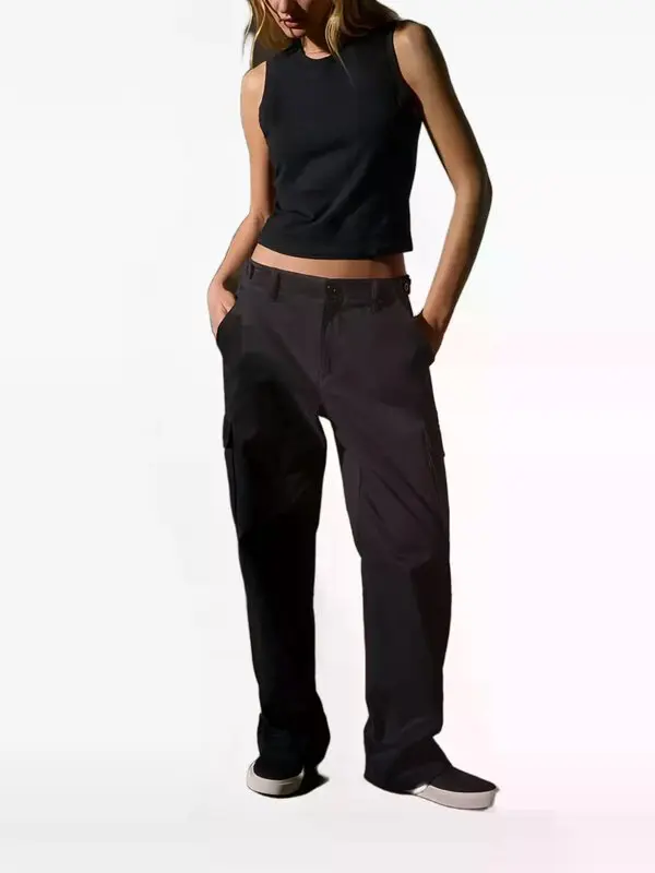JAMES PERSE Cropped Tank Top - Black