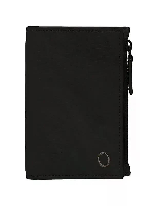 Orciani Grained-leather Wallet - Black