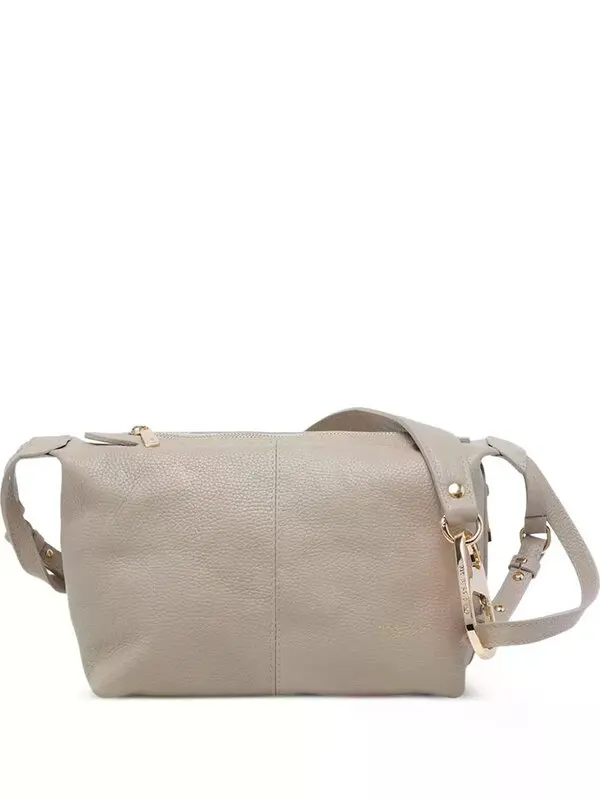MY BEST BAG FIRENZE Grained Leather Shoulder Bag - Grey