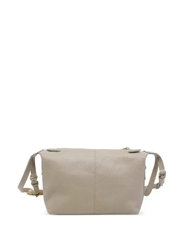 MY BEST BAG FIRENZE Grained Leather Shoulder Bag - Grey