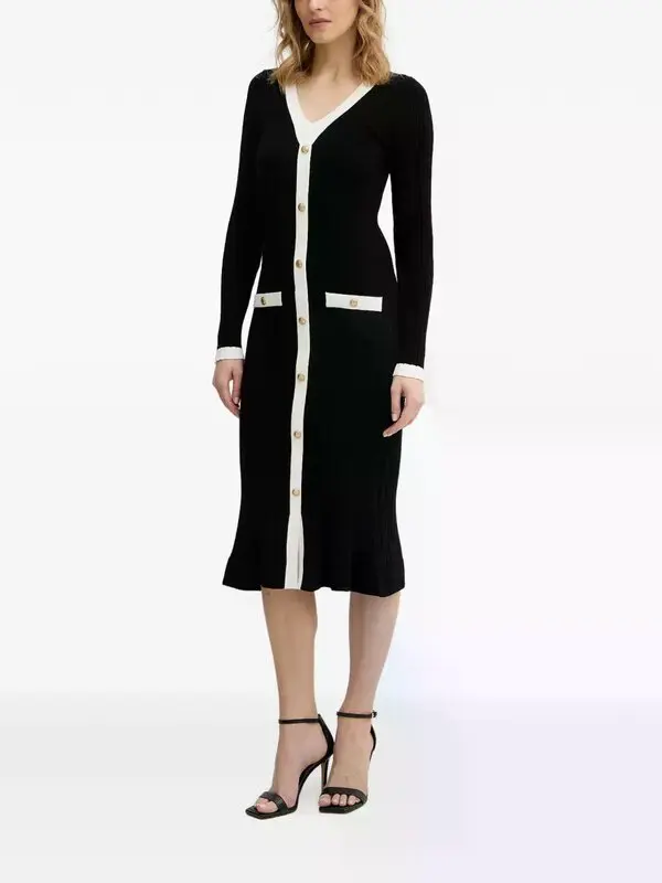 Guess Ribbed-knit Midi Dress