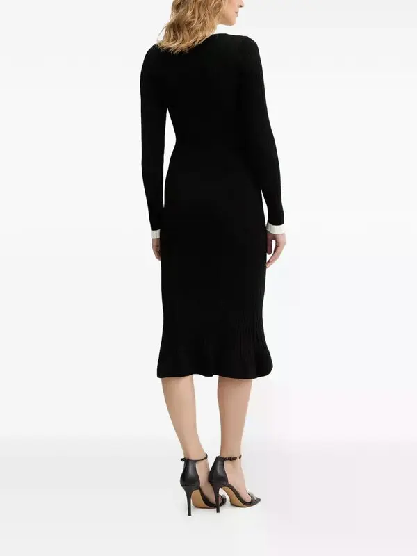 Guess Ribbed-knit Midi Dress