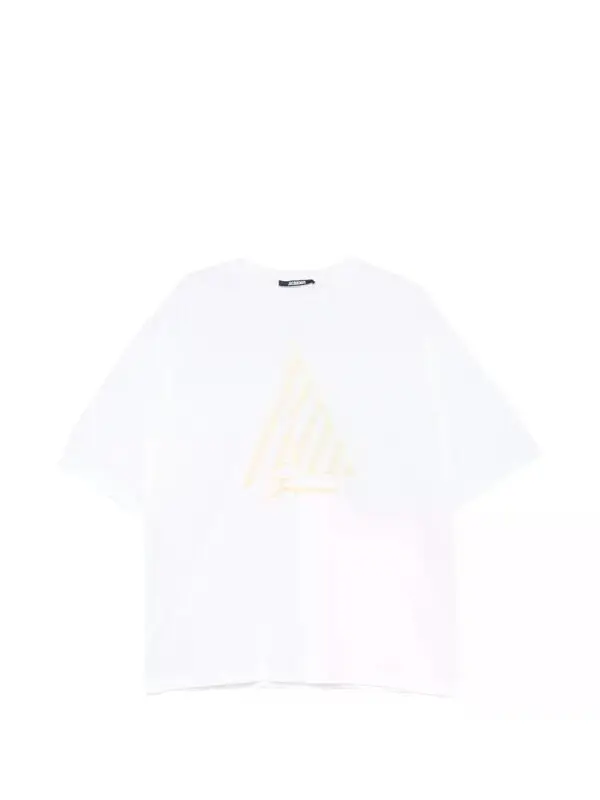Jacquemus Voilier Embroidered-logo T-shirt - Brown