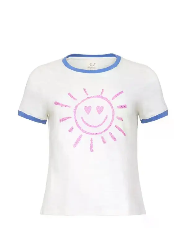 Cinq À Sept Rhinestone-embellished T-shirt - White