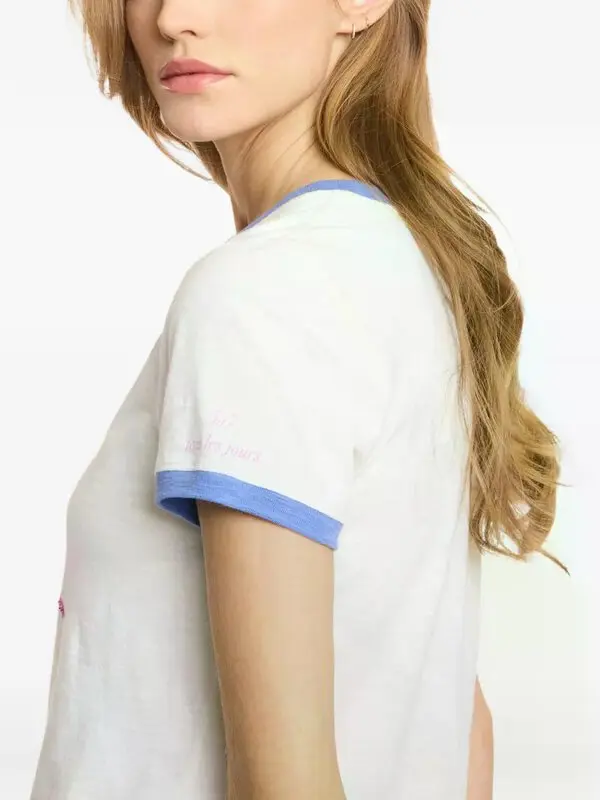 Cinq À Sept Rhinestone-embellished T-shirt - White
