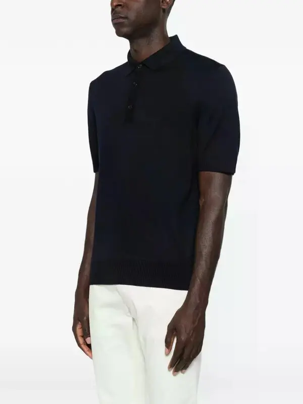 BOSS Knit Polo In Virgin Wool