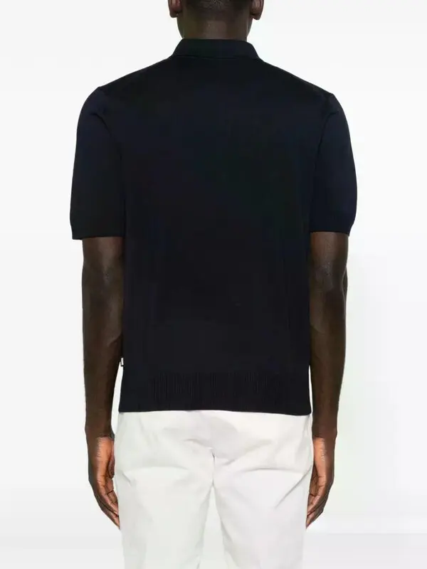 BOSS Knit Polo In Virgin Wool